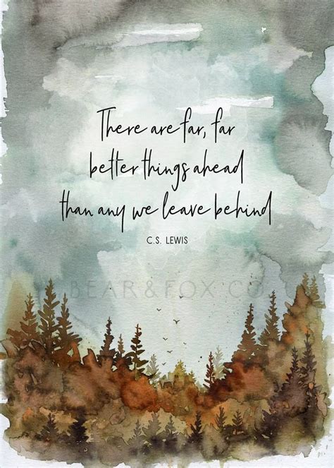 Cs Lewis Quote Watercolor Print Etsy Cs Lewis Quotes Wise Quotes