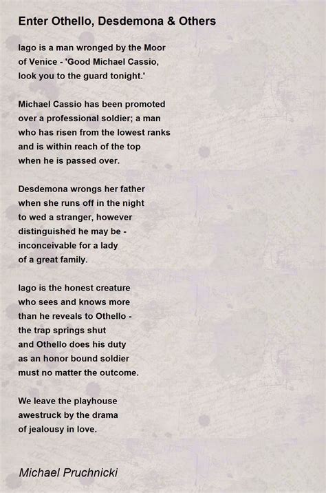 Othello And Desdemona Love Quotes