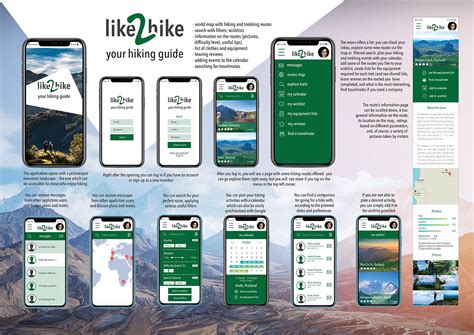 Hiking Guide Application Design On Behance
