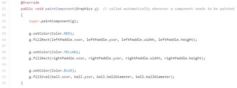 Rampant Robots Pong In Java Mouse Controlled Paddle