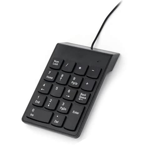 Yrohgkpn Mini Numeric Keypad Ergonomic Keyboard 18keys For Laptop Pc Desktop Notebook And