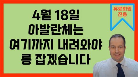 하락하는 알트코인 반등구간 예측 Youtube