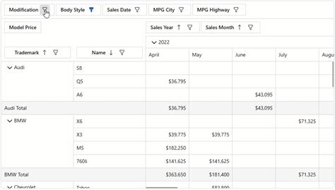 Data Shaping Blazor Devexpress Documentation