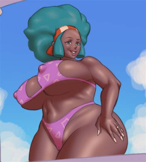 Rule 34 1girls Big Ass Big Breasts Bikini Blue Eyes Dark Skinned