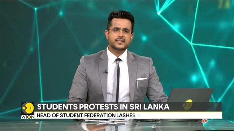 Police Fire Tear Gas And Water On Protestors Sri Lanka News South