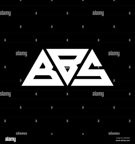 Bbs Triangle Letter Logo Design With Triangle Shape Bbs Triangle Logo