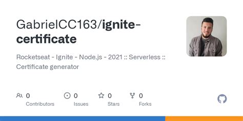Github Gabrielcc163ignite Certificate Rocketseat Ignite Nodejs