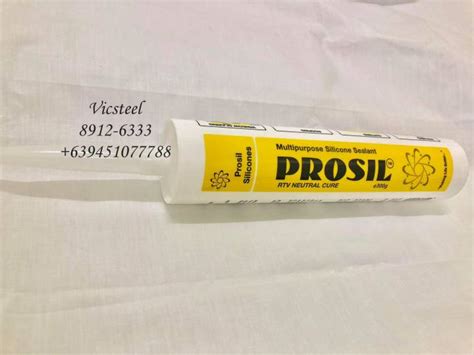 Prosil Silicon Sealant Silicone Sealant Multipurpose Clear Black White