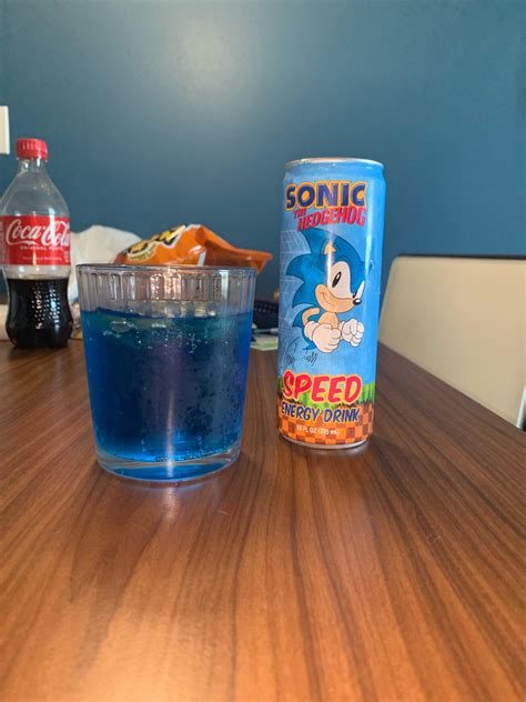 Sonic The Hedgehog Speed Energy Drink 12 Oz Can Nassau 44 Off