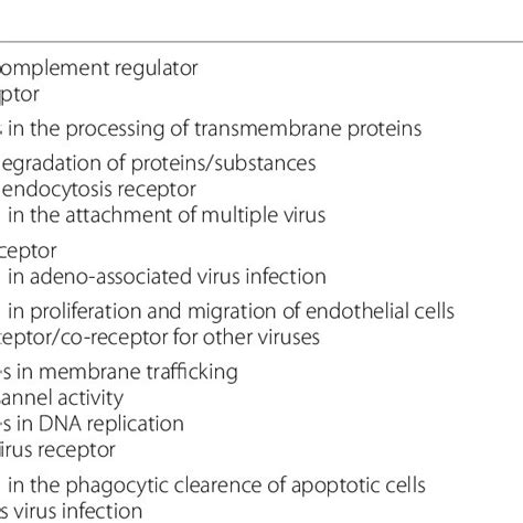 Cellular Factors Proteins Involved In Csfv Entry Download Scientific Diagram