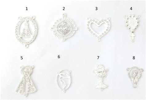 Terço De Noiva Banho Prata Perolas Brancas Personalizado Elo7