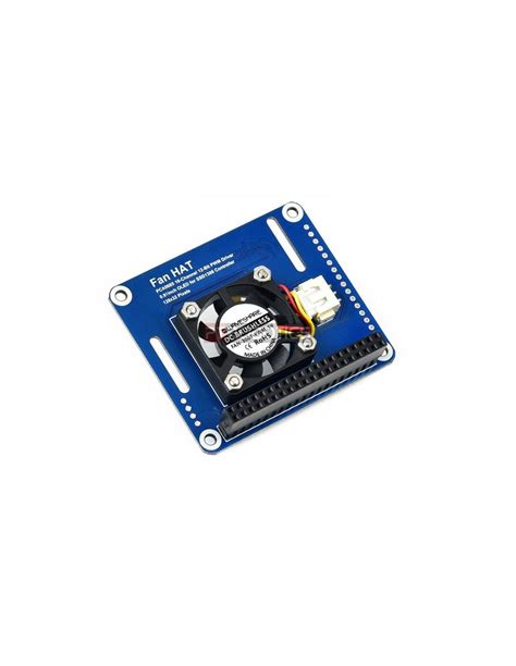 Waveshare Hat Ventoinha Pwm I2c E Sensor De Temperatura Hat Pl