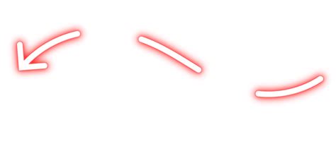 Glowing Red Dashed Arrow 50240350 Png