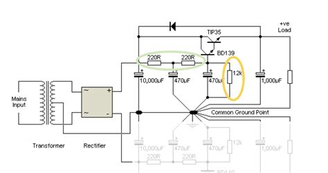 Capacitor Ripple Rejection Of Capacitance Multiplier When Compared To Linear Regulators