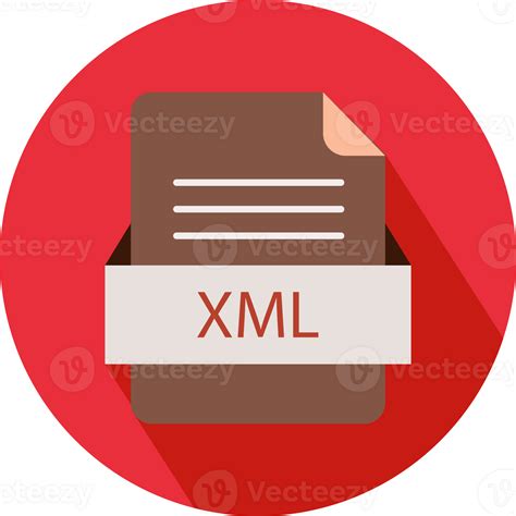 Xml File Icon With Black Shadow Art 57326089 Png