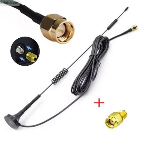 เสาอากาศ 3 เมตร สายเคเบิล 58dbi 868mhz ฮีเลียม Lora Miner Sma Rp Sma
