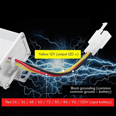 2x Electronic Transformer Dc 36v 48v 60v 72v To 12v 10a Electric