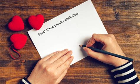 Contoh Surat Cinta Untuk Kakak OSIS Dijamin Baper Dan Salting