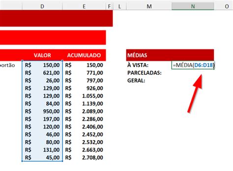 Como Usar A Função MÉdia No Excel