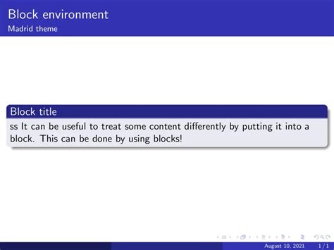 Your Guide To Beamer Blocks Latex Beamer
