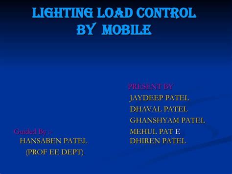 Dtmf Basedppt Dtmf Base Micro Project 3 Ppt
