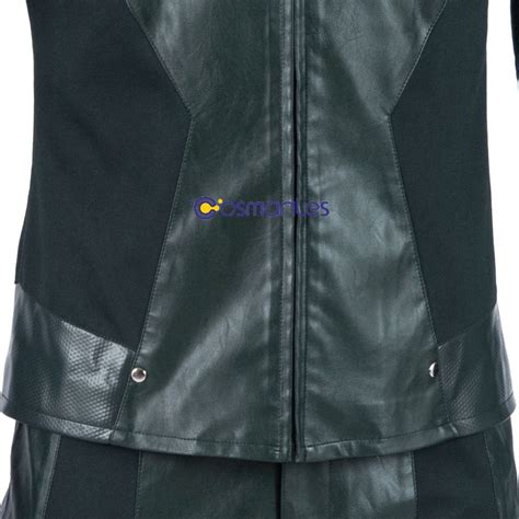 Green Arrow Cosplay Costume Season 8 Oliver Queen Suit Xzw190299