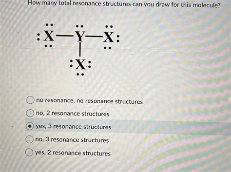 Solved How many total resonance structures can you draw for | Chegg.com