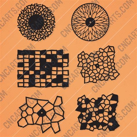 Panels Patterns Decorative For Cnc Machine Plasma Router Laser Cut
