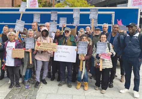 Labours Fight Against Racism Is Not Over Yet Warn Protesters