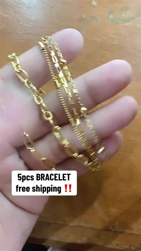 Kamassi Jewelry 5 Pcs Non Tarnish Bracelets Tiktok