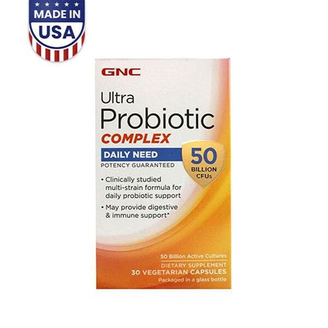 Gnc Probiotic Complex 50 Billion Cfus 30 Capsules Vitamins House