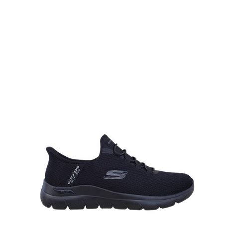 Jual Skechers Slip Ins Arch Fit Summits Mens Lifestyle Shoes Black