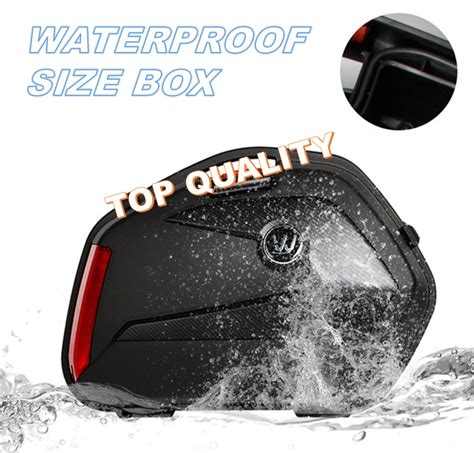 Modenas Waterproof V Side Box Abs Plastic With Led Light Hard Sheild