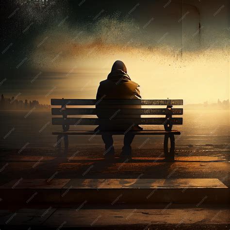Premium Photo A Person Feeling Loneliness A Surreal Illustration