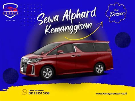 Sewa Alphard Kemanggisan Harga Termurah Unit Terbaru