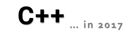 C Status At The End Of 2017 C Stories