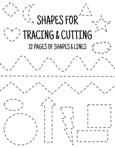 Printable Shape Tracing Pages Free Download And Print For You