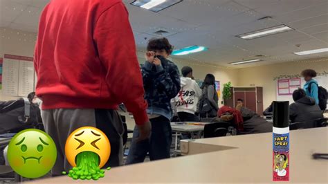 Fart Spray Prank At School Gone Wrong🤢🤢 We Had To Evacuate The Class