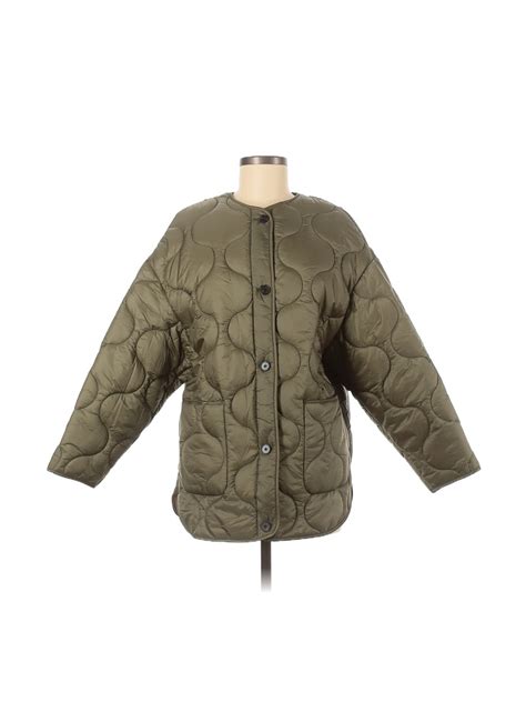 Mng 100 Polymide Solid Colored Green Jacket Size Xs 62 Off Thredup