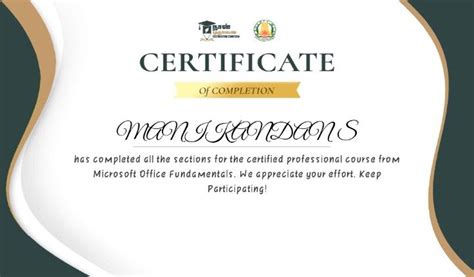 Manikandan S On Linkedin I Have Completed Naan Mudhalvan Course On