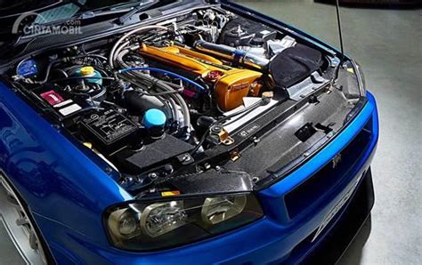 Modifikasi Nissan Skyline GT R R34 V Spec Mengenang Masa Kecil