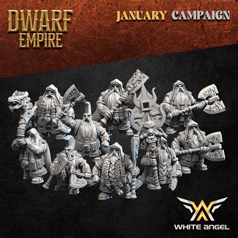 3d Printable Dwarf Priest Killer Dwarf Empire January 2025 Campaign