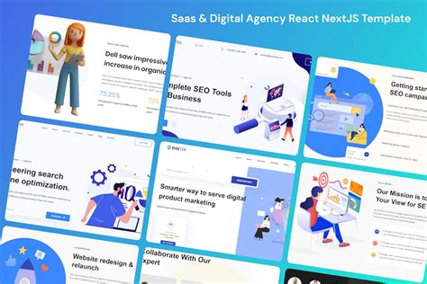 digitek saas and digital agency react nextjs templ web templates