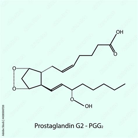Prostaglandin G Prostaglandin Biomolecule Molecular Formula Skeletal Molecule Structure