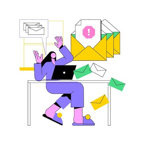 Premium Vector Spam Abstract Concept Vector Illustration