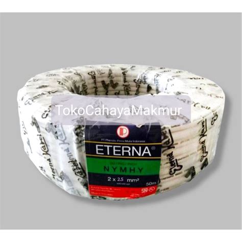 Jual Kabel Listrik Serabut NYMHY X Mm M Eterna X Mm Meter SNI Shopee Indonesia