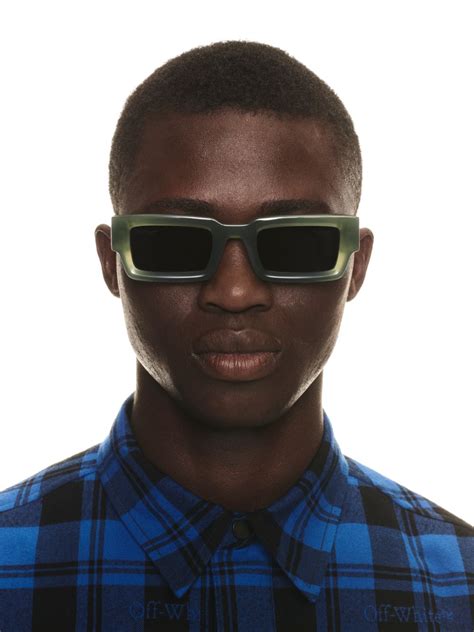 Lecce Sunglasses In Green Off White™ Official Us