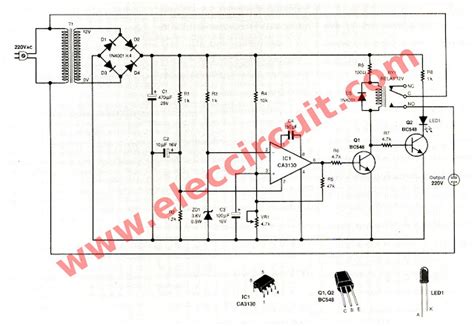 Circuit Schematic Motor Burn Out And Under Voltage Protection Using