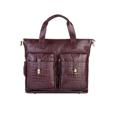 Bolsa Para Notebook De Couro Croco Jaque Shopee Brasil