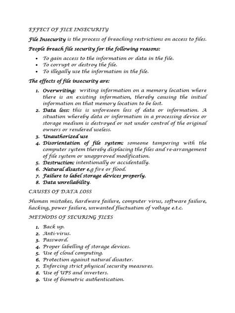 4762 handling computer files effect of file insecurity pdf computer file computer data storage